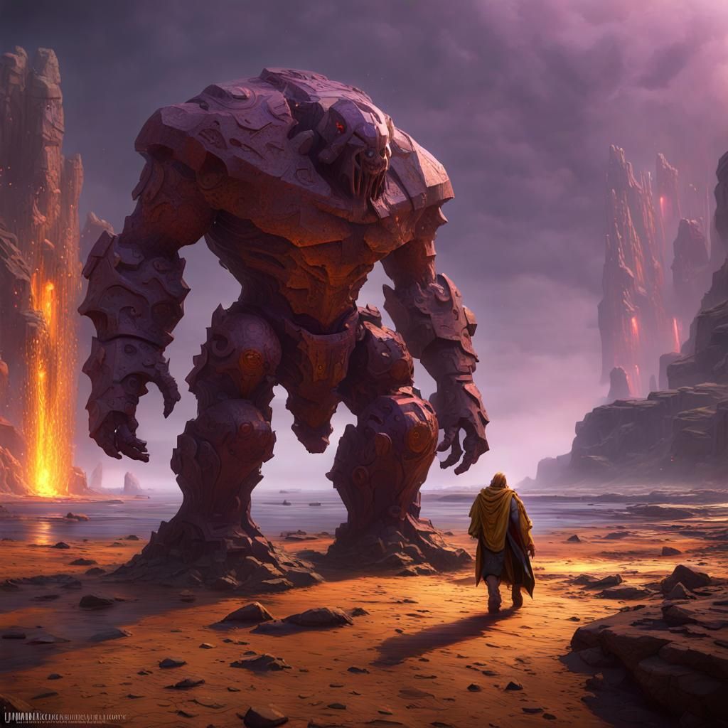Stone titan - AI Generated Artwork - NightCafe Creator