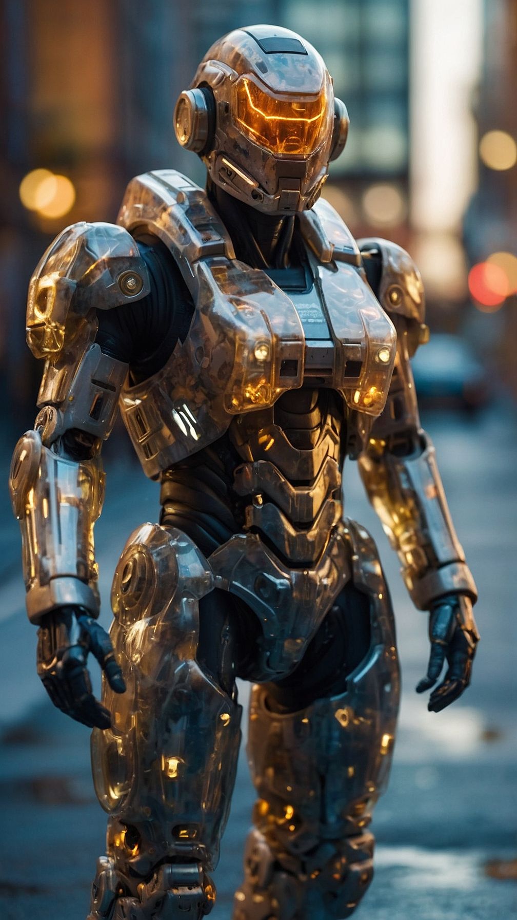 Semi Transparent Armor - AI Generated Artwork - NightCafe Creator