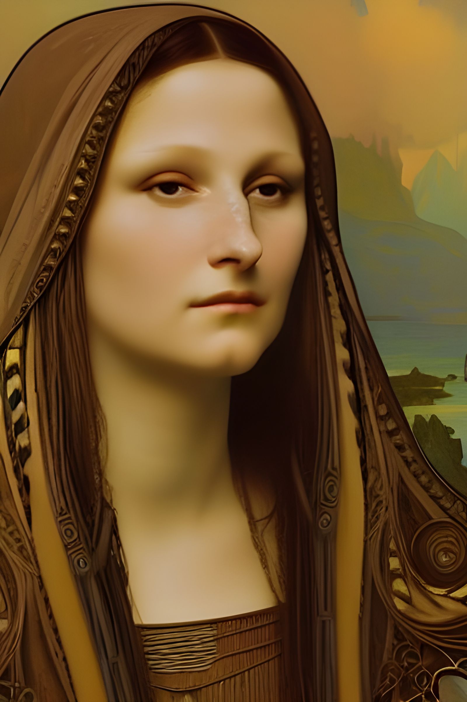 Mona Lisa Remix - AI Generated Artwork - NightCafe Creator