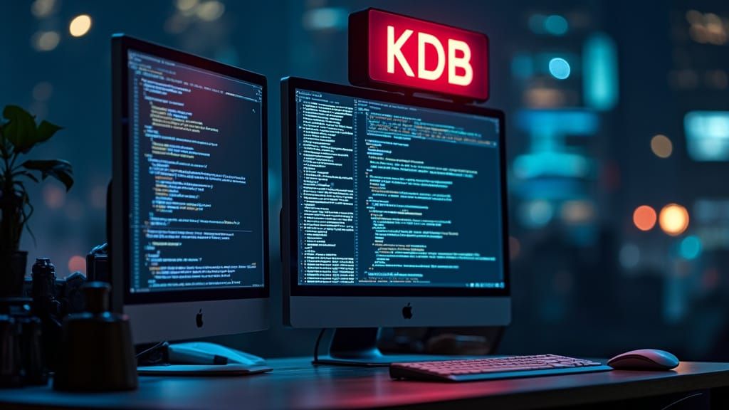 Cyberspace Screen Displays Krfb Connection with KD... - AI Art