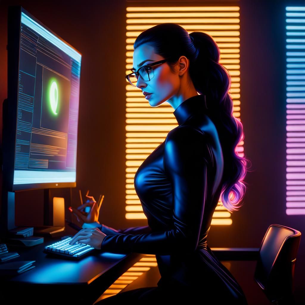 Hacker - AI Generated Artwork - NightCafe Creator