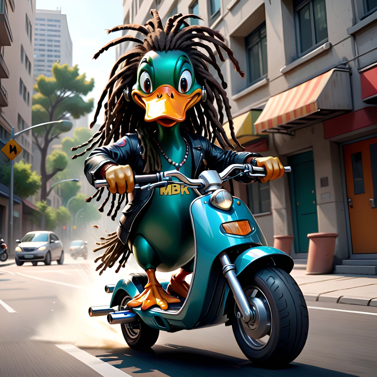 Gangsta Duck - AI Generated Artwork - NightCafe Creator