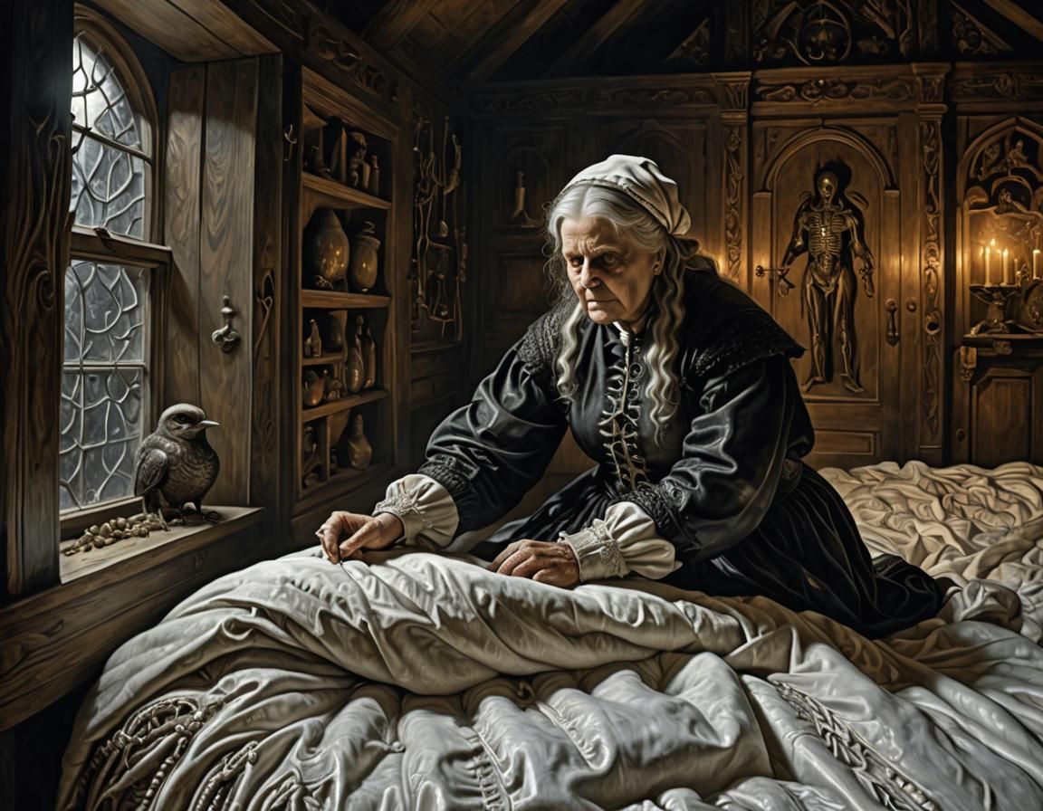 Frau Holle III - AI Generated Artwork - NightCafe Creator