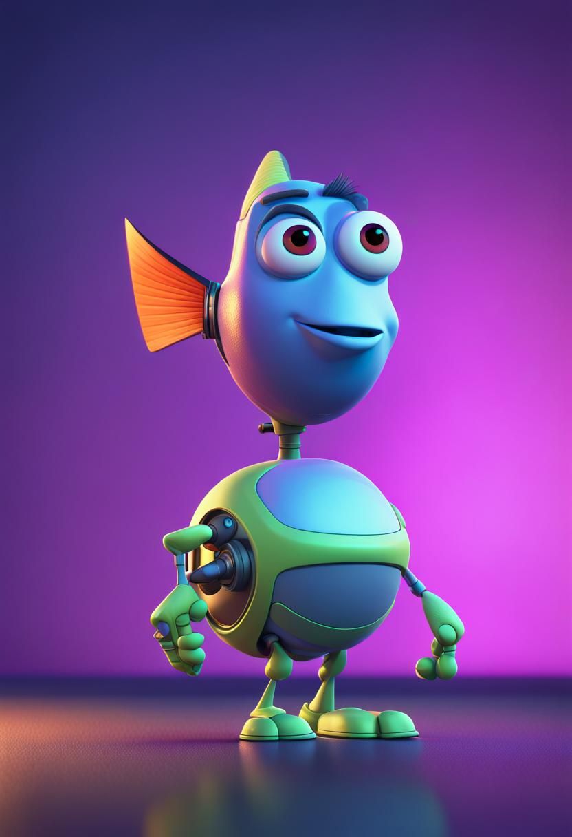 Weird Pixar Character - AI Generated Artwork - NightCafe Creator