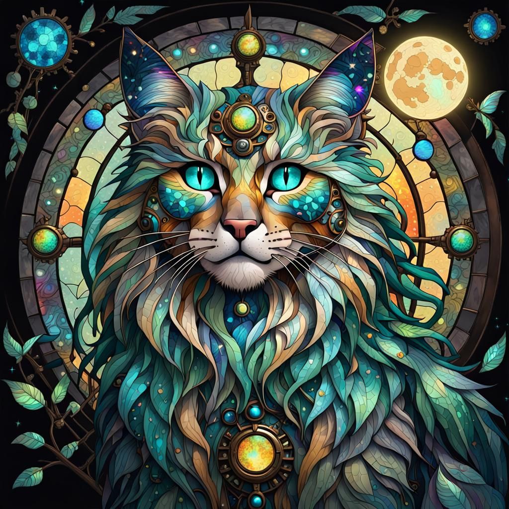 Fantasy cat - AI Generated Artwork - NightCafe Creator