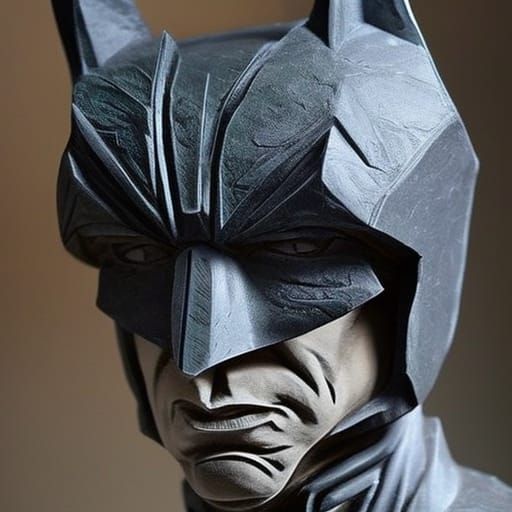 paper mache batman - AI Generated Artwork - NightCafe Creator
