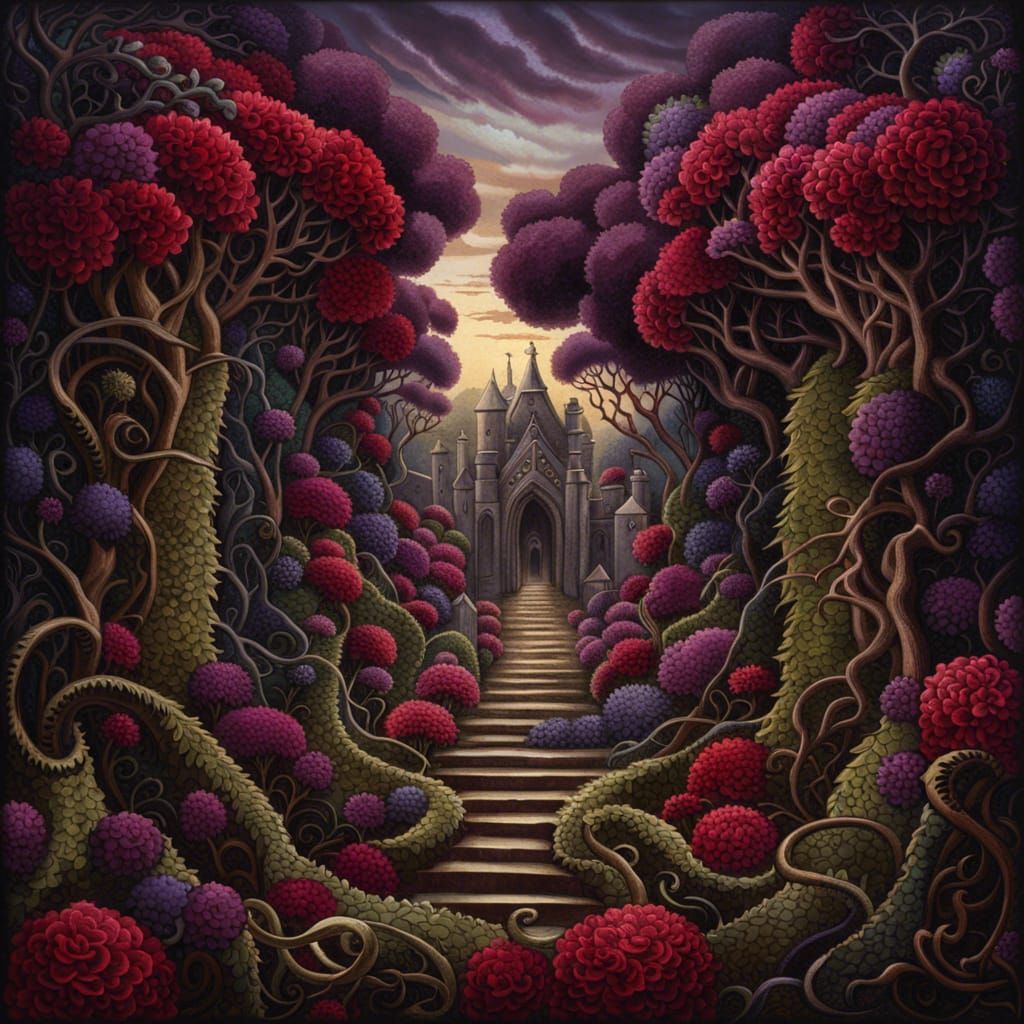 Tangled Path - AI Generated Artwork - NightCafe Creator