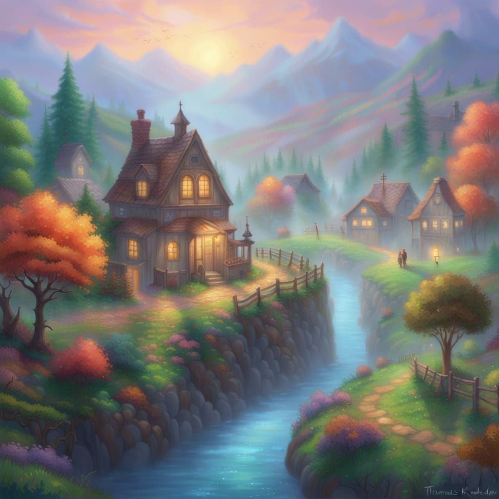 What stardew valley would look like in real life - AI Generated Artwork - NightCafe Creator