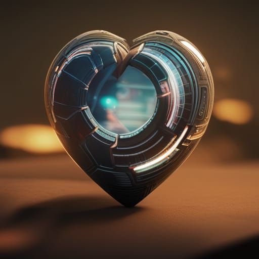 Mech-Heart - AI Generated Artwork - NightCafe Creator