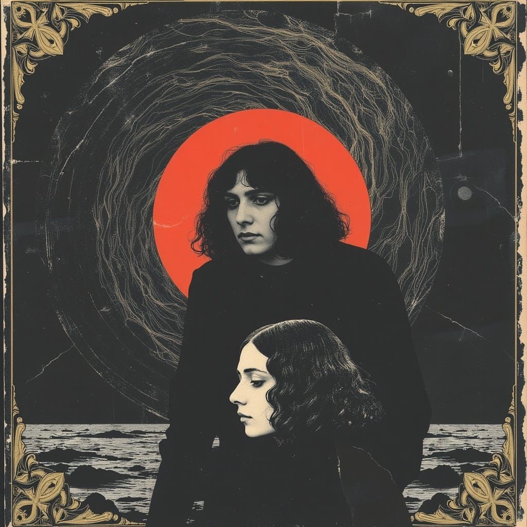 Mad Rasputin in a Gothic, Pop Art Masterpiece - AI Art