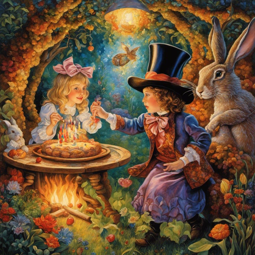 CRAZY BIRTHDAY PARTY 1 - AI Generated Artwork - NightCafe Creator