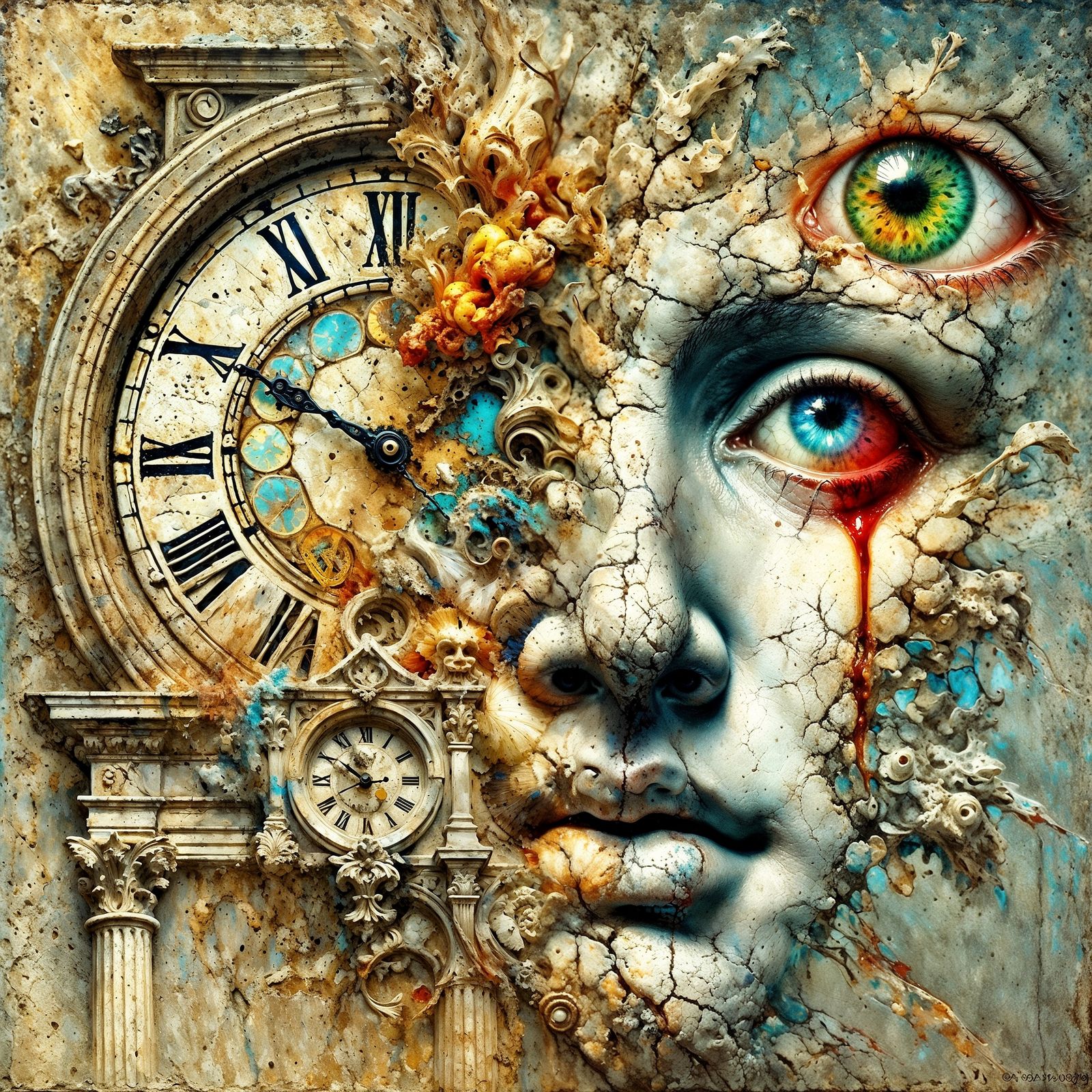 The transience of time - AI Generated Artwork - NightCafe Creator