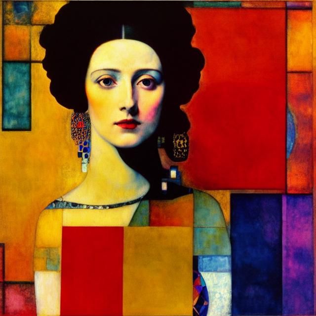 Lady Macbeth Juliet Hippie woman, Mondrian, cinematic dramatic ...