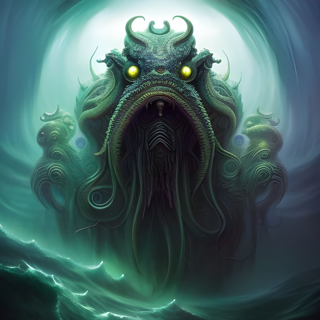 Cthulhu - AI Generated Artwork - NightCafe Creator