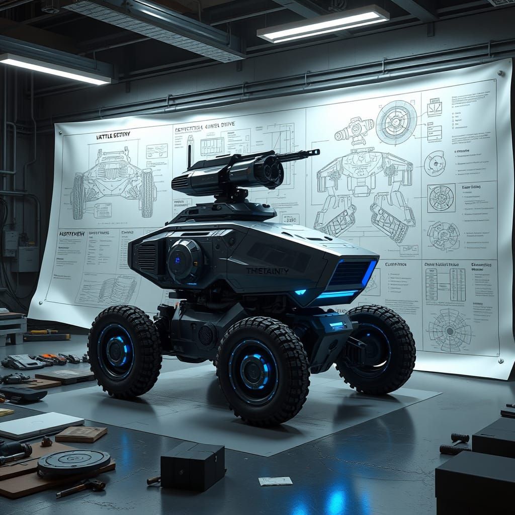 autonomous yard sentry, engineering design diagram