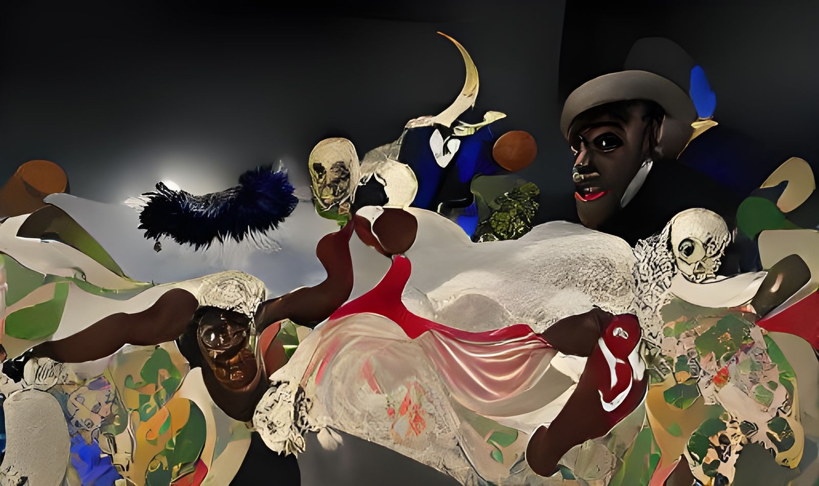 the thief at the masked ball; masquerade; dancers; exquisite; Robert ...