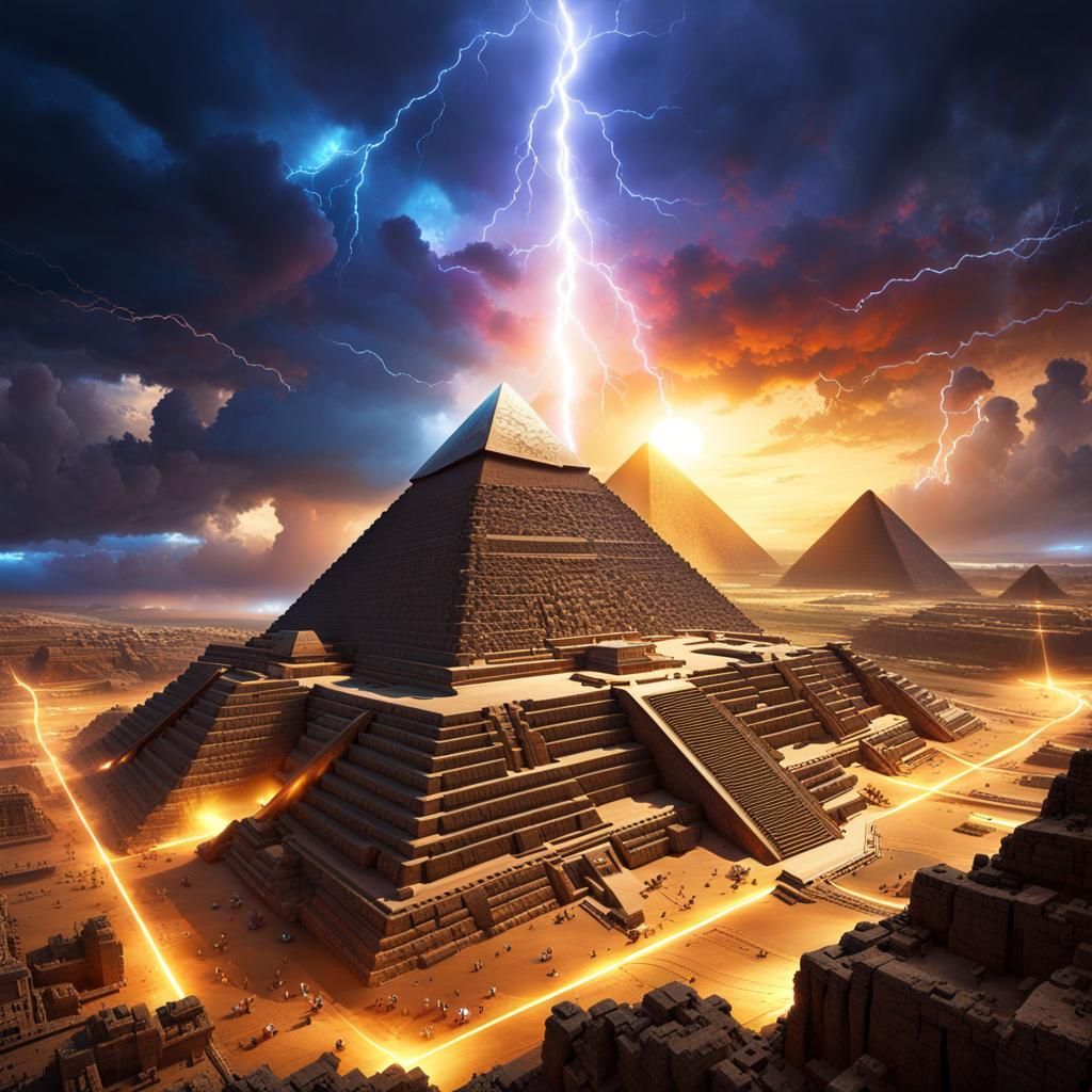 Ancient Pyramid - AI Generated Artwork - NightCafe Creator