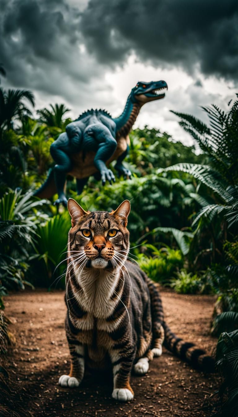 Dino and Kat EP - AI Generated Artwork - NightCafe Creator