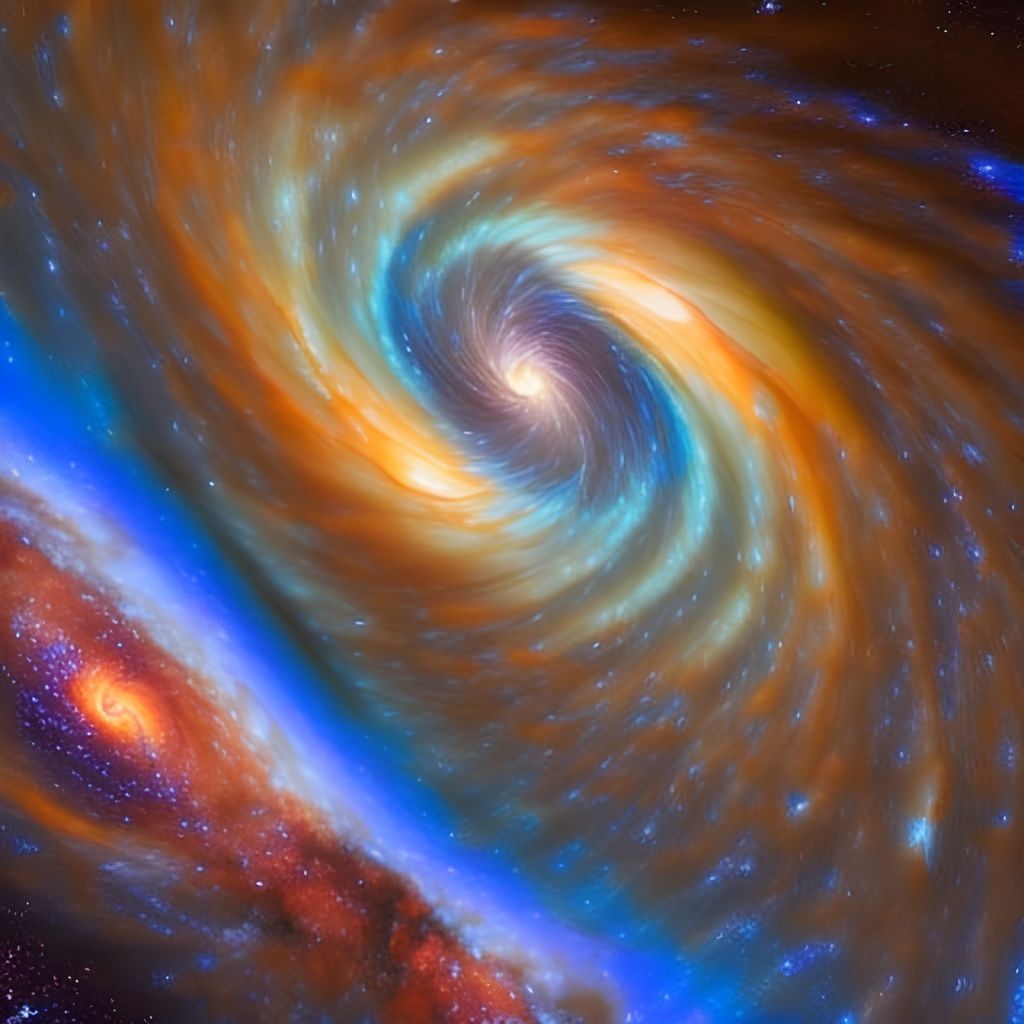 Galactic Swirls - AI Generated Artwork - NightCafe Creator