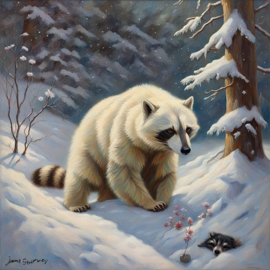 Snowy Creatures - AI Generated Artwork - NightCafe Creator