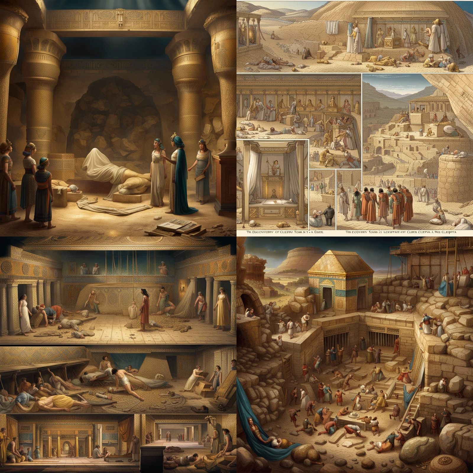 The discovery of Cleopatra's tomb - AI Generated Artwork - NightCafe ...
