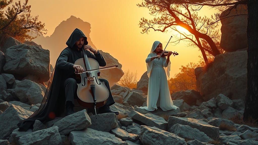 Cello and violin - Cello and violin