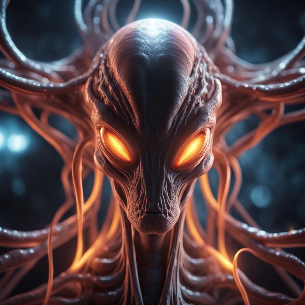 Alien Ruler - AI Generated Artwork - NightCafe Creator