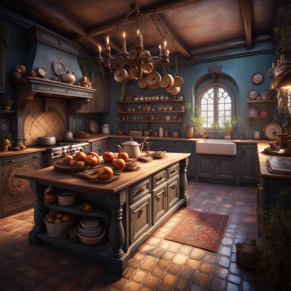 A Fairy's Kitchen - AI Generated Artwork - NightCafe Creator
