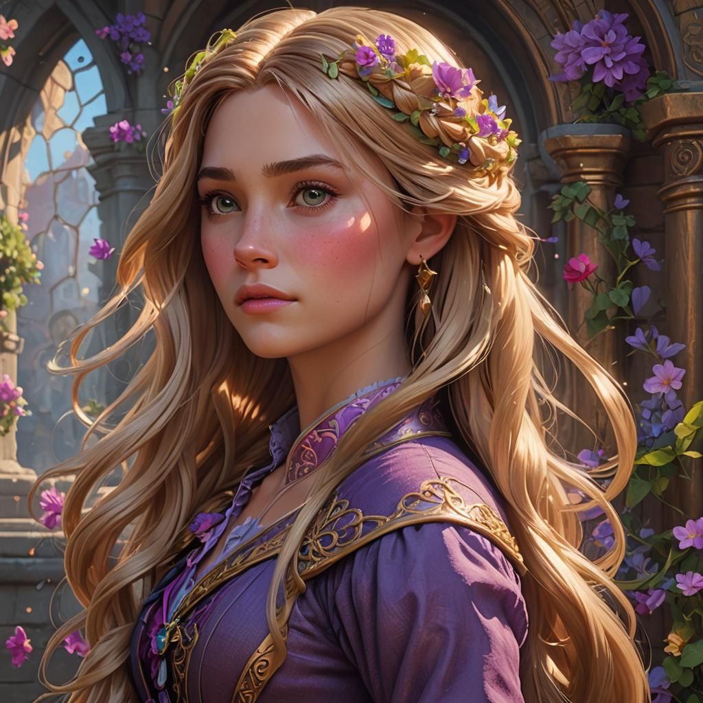 Rapunzel - AI Generated Artwork - NightCafe Creator