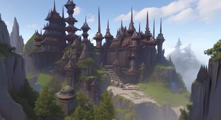 The Ogre's Castle - AI Generated Artwork - NightCafe Creator