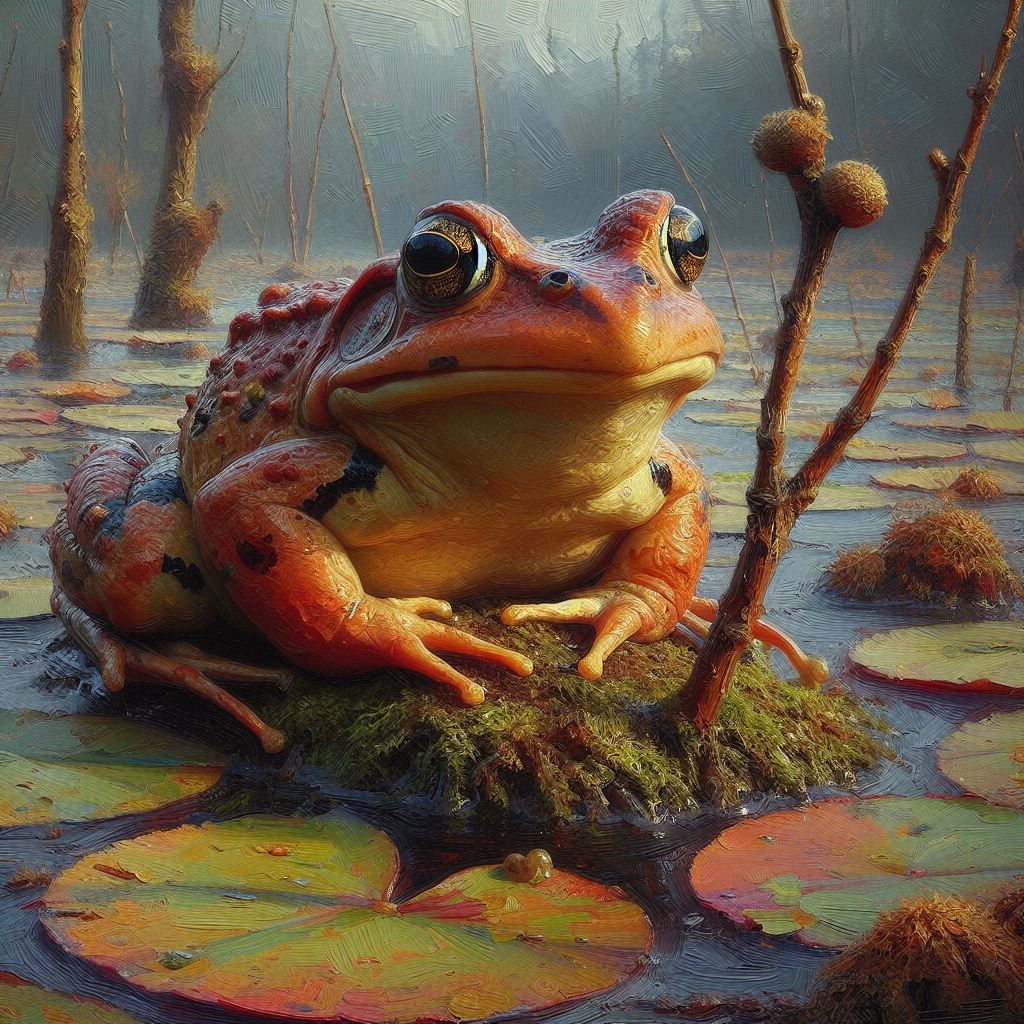 Frog - AI Generated Artwork - NightCafe Creator