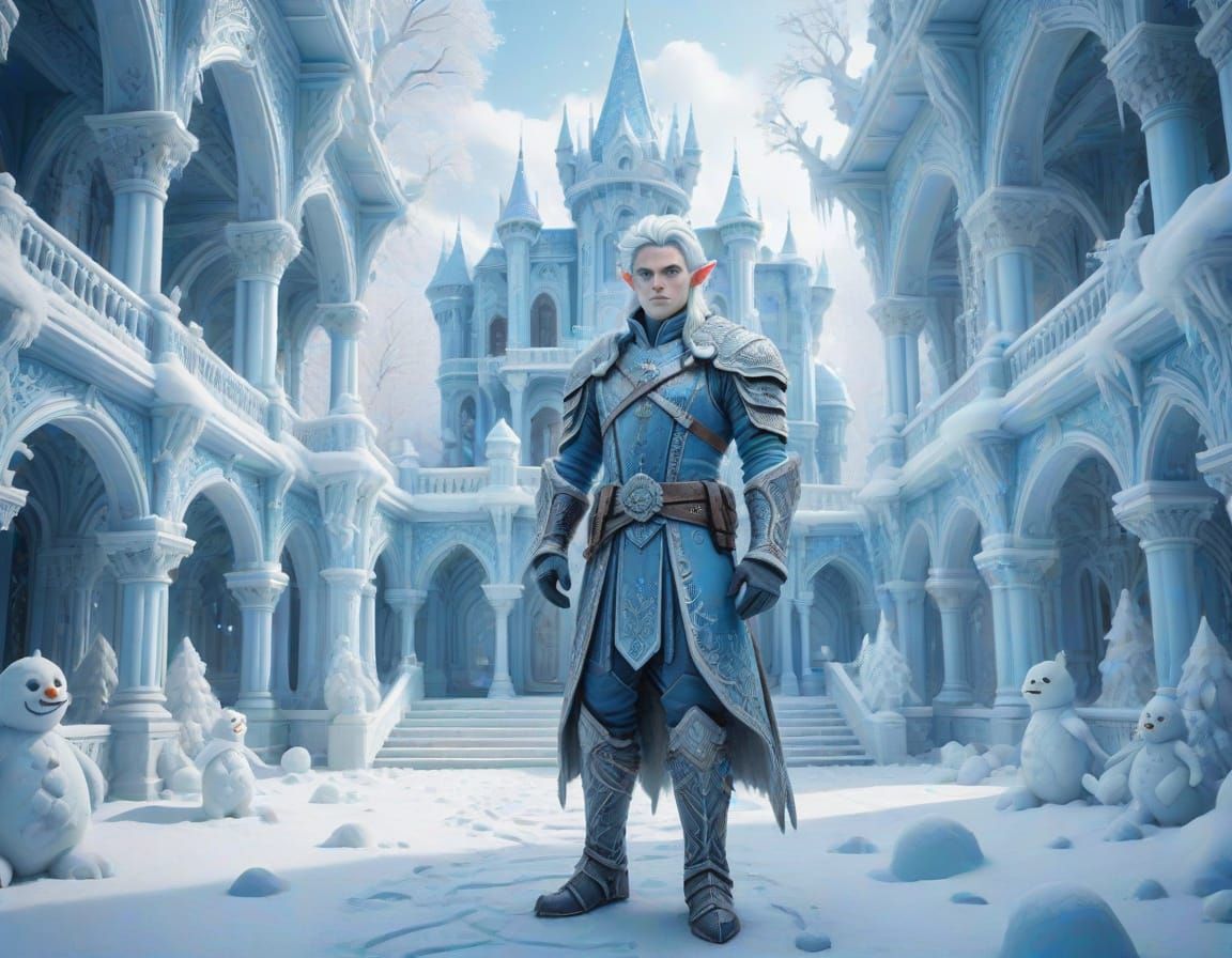 Who's been building snow man? - Whimsical Frost Elf Captain ...