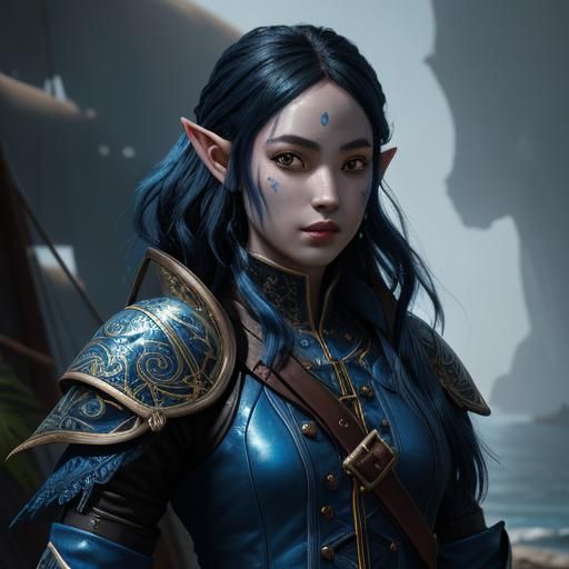 Elf at Sea - AI Generated Artwork - NightCafe Creator