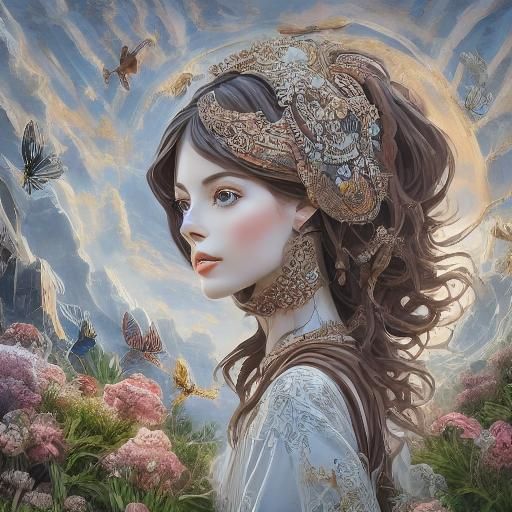 Beautiful Medieval woman portrait - AI Generated Artwork - NightCafe ...