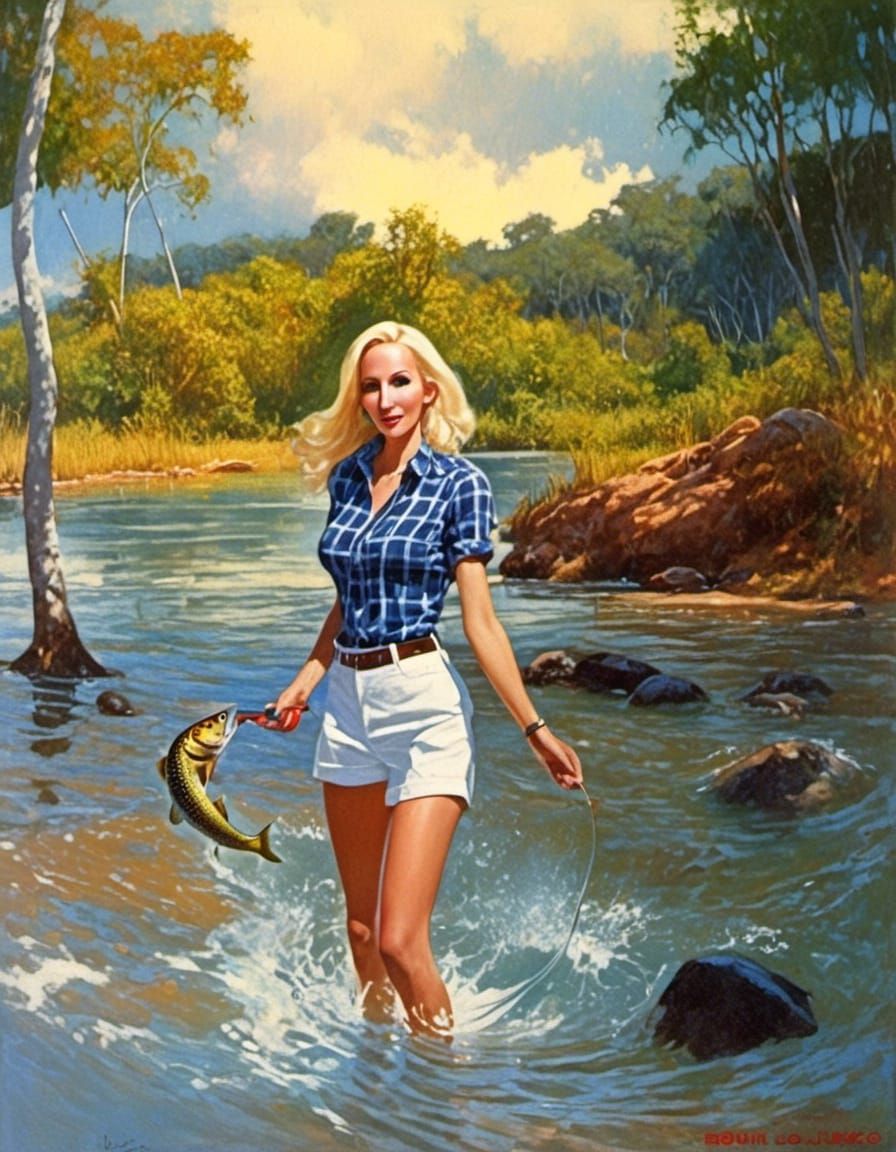 lovely alluring Joe Jusko painting, Swedish blonde, big gaunt ...
