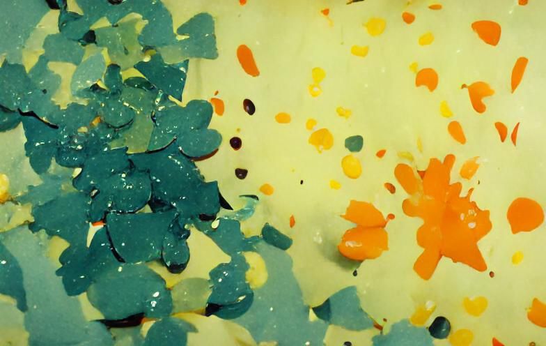 Animation: 16mm film paint splatters - AI Generated Artwork - NightCafe ...