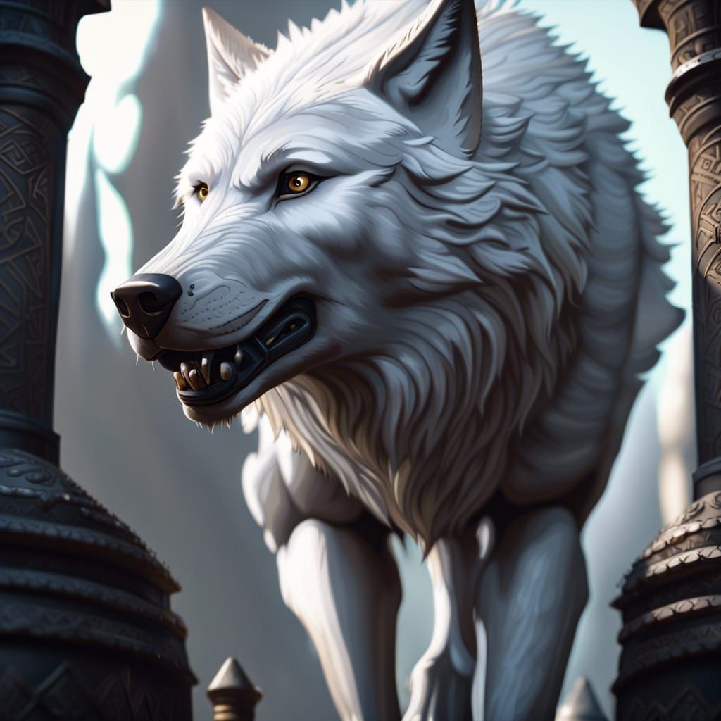 Savage Wolf - AI Generated Artwork - NightCafe Creator