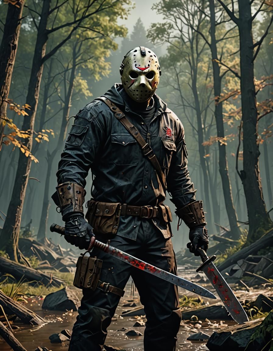 Jason Voorhees - AI Generated Artwork - NightCafe Creator