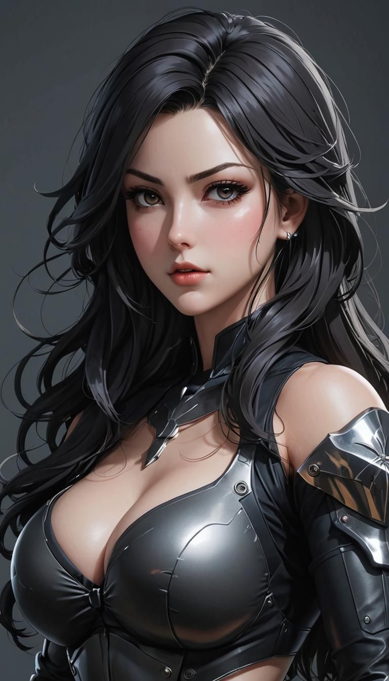 Beautiful brunette - AI Generated Artwork - NightCafe Creator