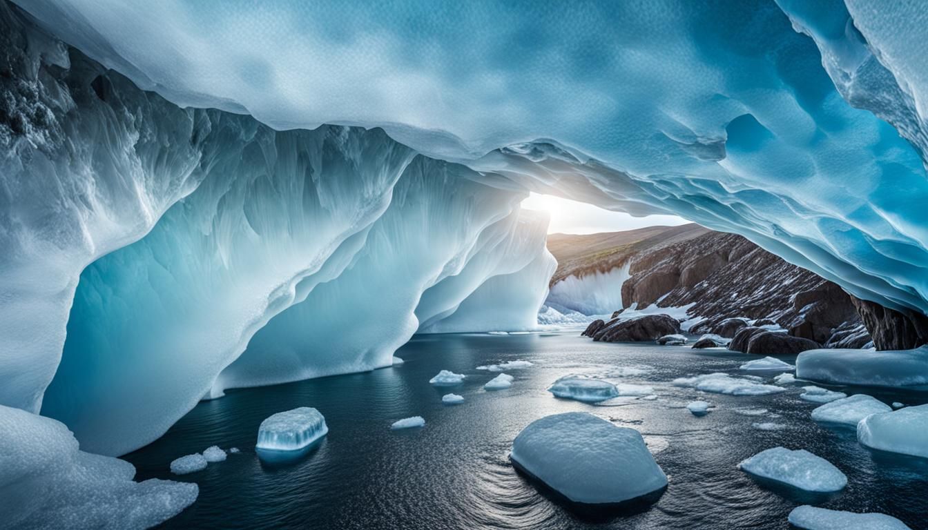 Ice Cave - AI Generated Artwork - NightCafe Creator