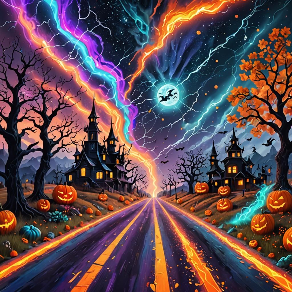 Halloween ser acerca - AI Generated Artwork - NightCafe Creator