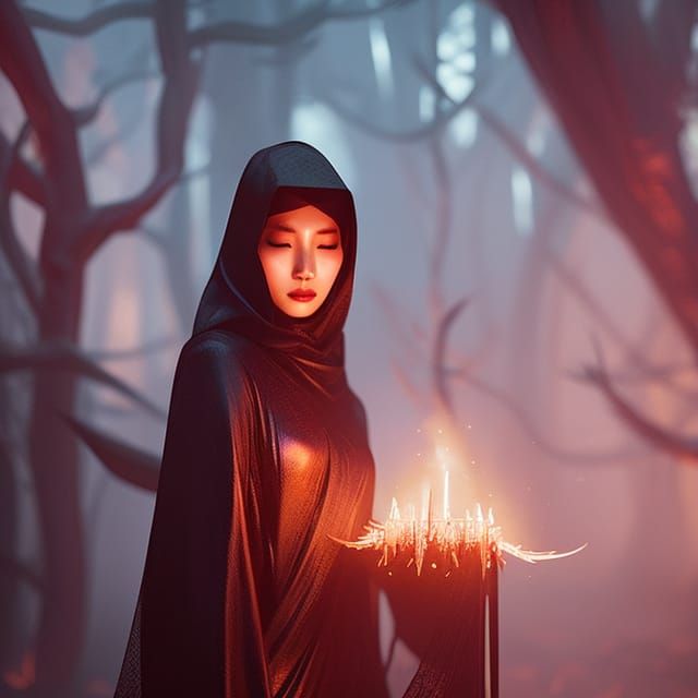 Midnight rituals - AI Generated Artwork - NightCafe Creator