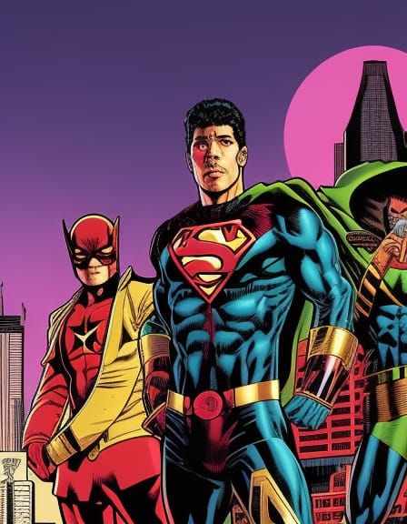the Beastie Boys superhero group portrait Mark Brooks and Dan Mumford ...