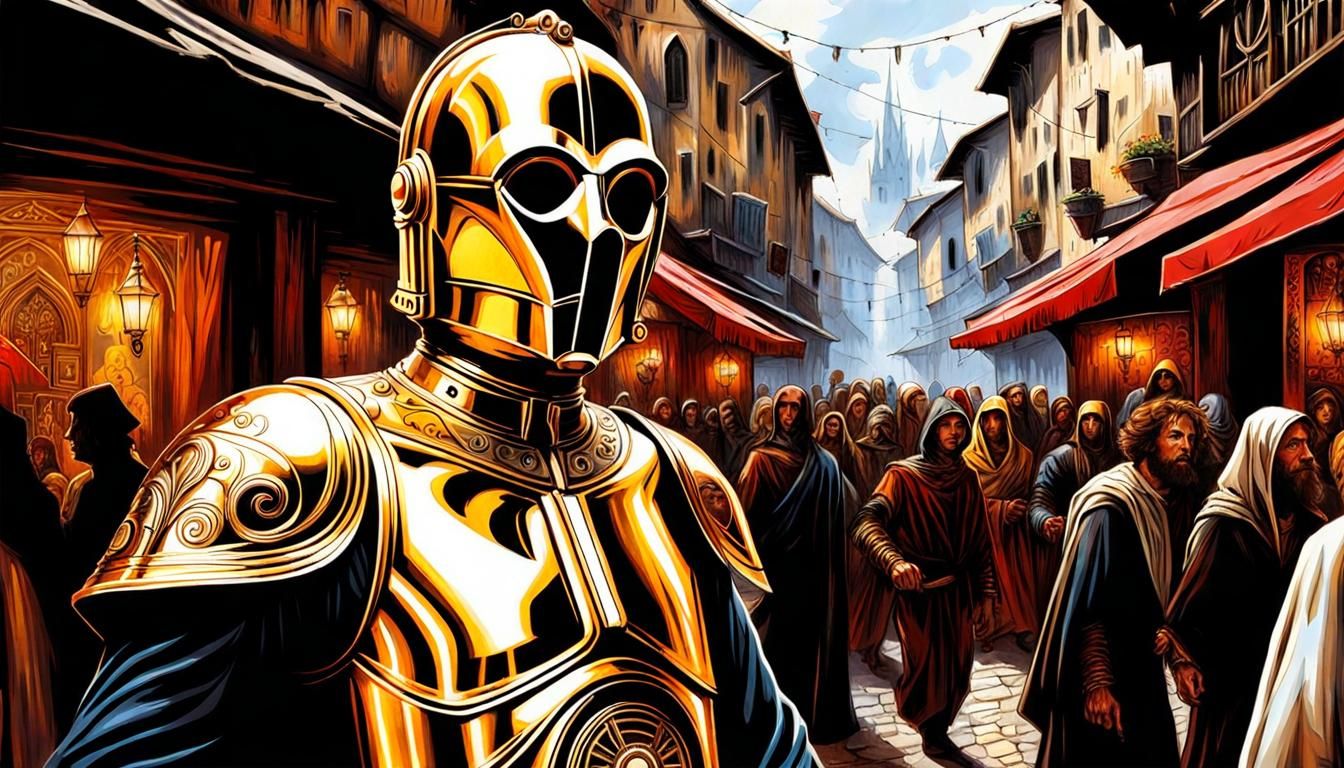 Medieval Sci-fi Fusion - AI Generated Artwork - NightCafe Creator