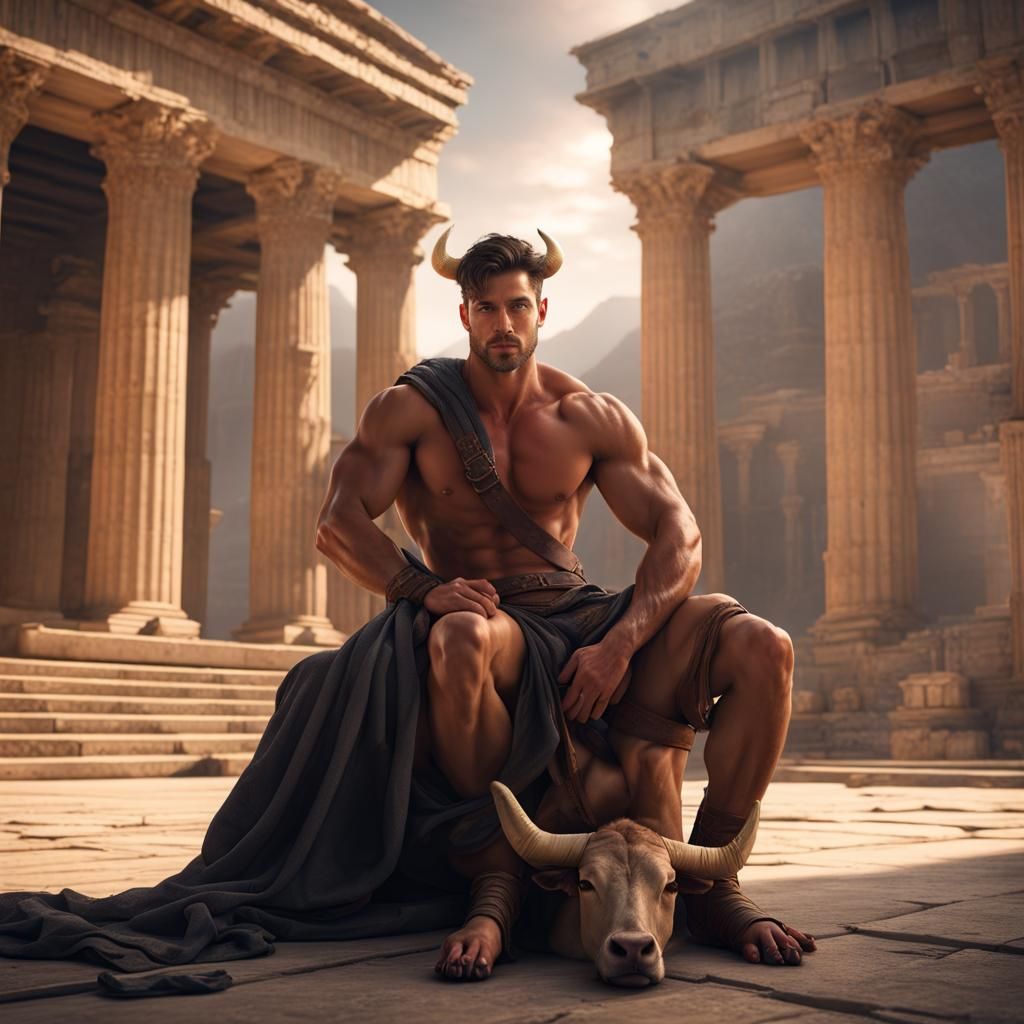 New minotaur - AI Generated Artwork - NightCafe Creator