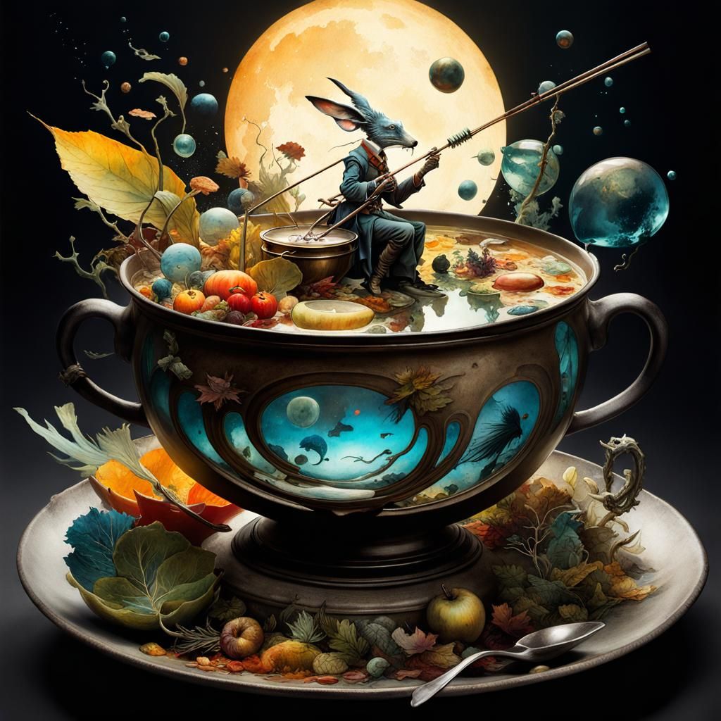 Time Soup - AI Generated Artwork - NightCafe Creator