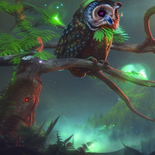 Sage's Perch - AI Generated Artwork - NightCafe Creator