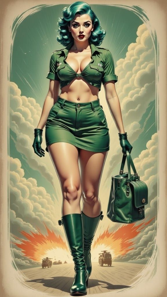 Impossible Mission: Complete - Photorealistic Pin-up of a Se...