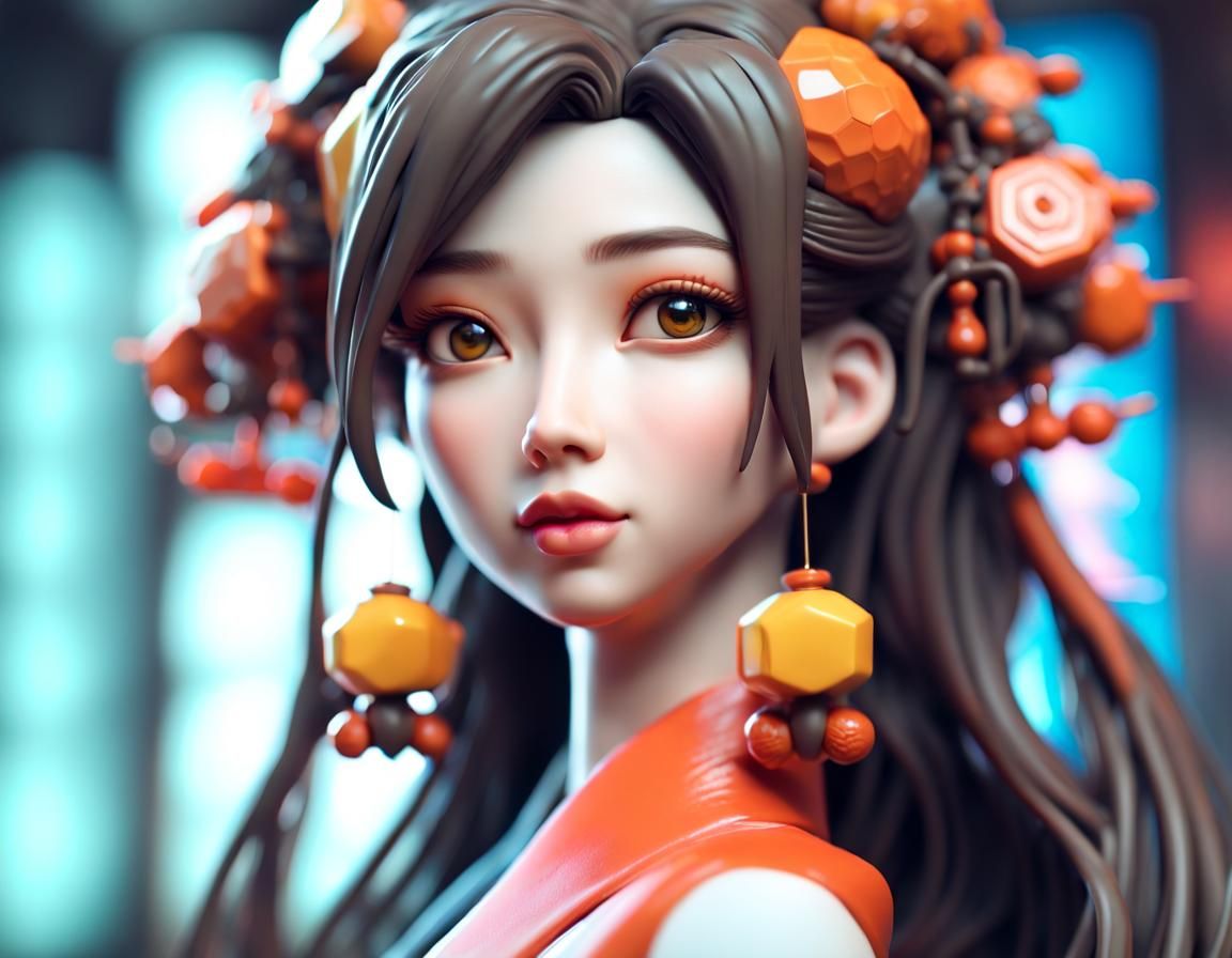 Japanese Anime Figures 05 - AI Generated Artwork - NightCafe Creator