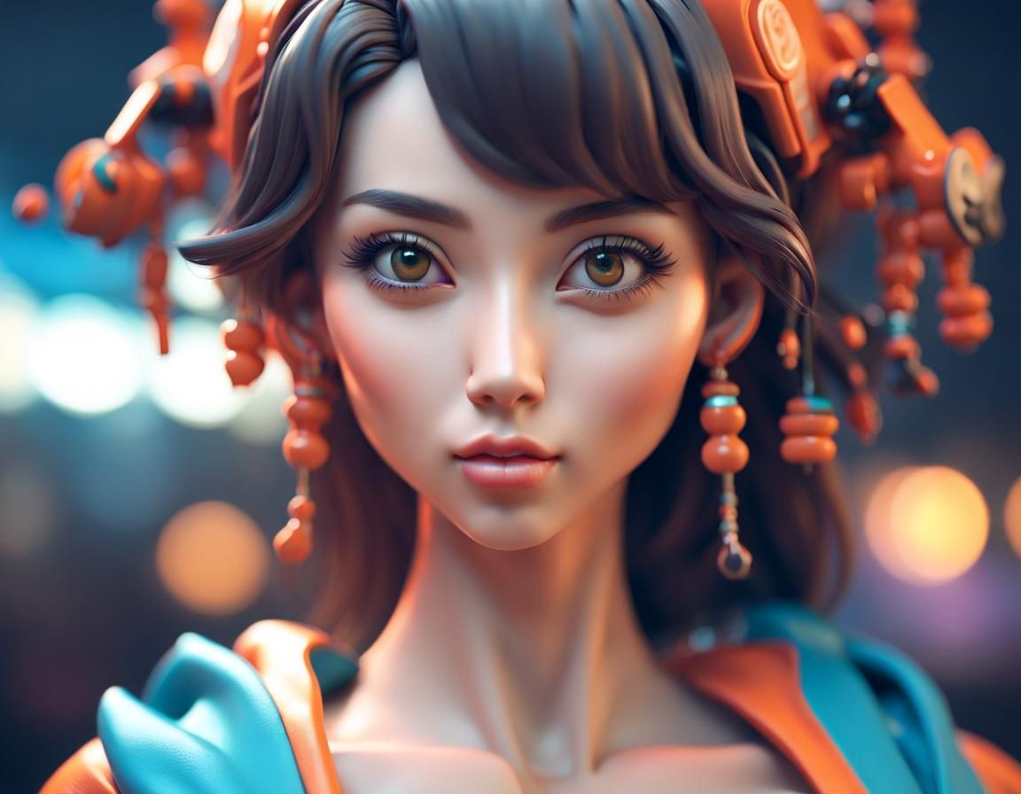 Japanese Anime Figures 08 - AI Generated Artwork - NightCafe Creator